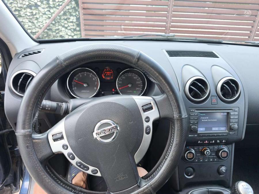 Синий Ниссан Кашкай 2 2009 в Клайпеда, объемом двигателя 2.00 л и пробегом 249 тыс. км за 3999 €, фото 9 на AUTOMOTO.COM.LV