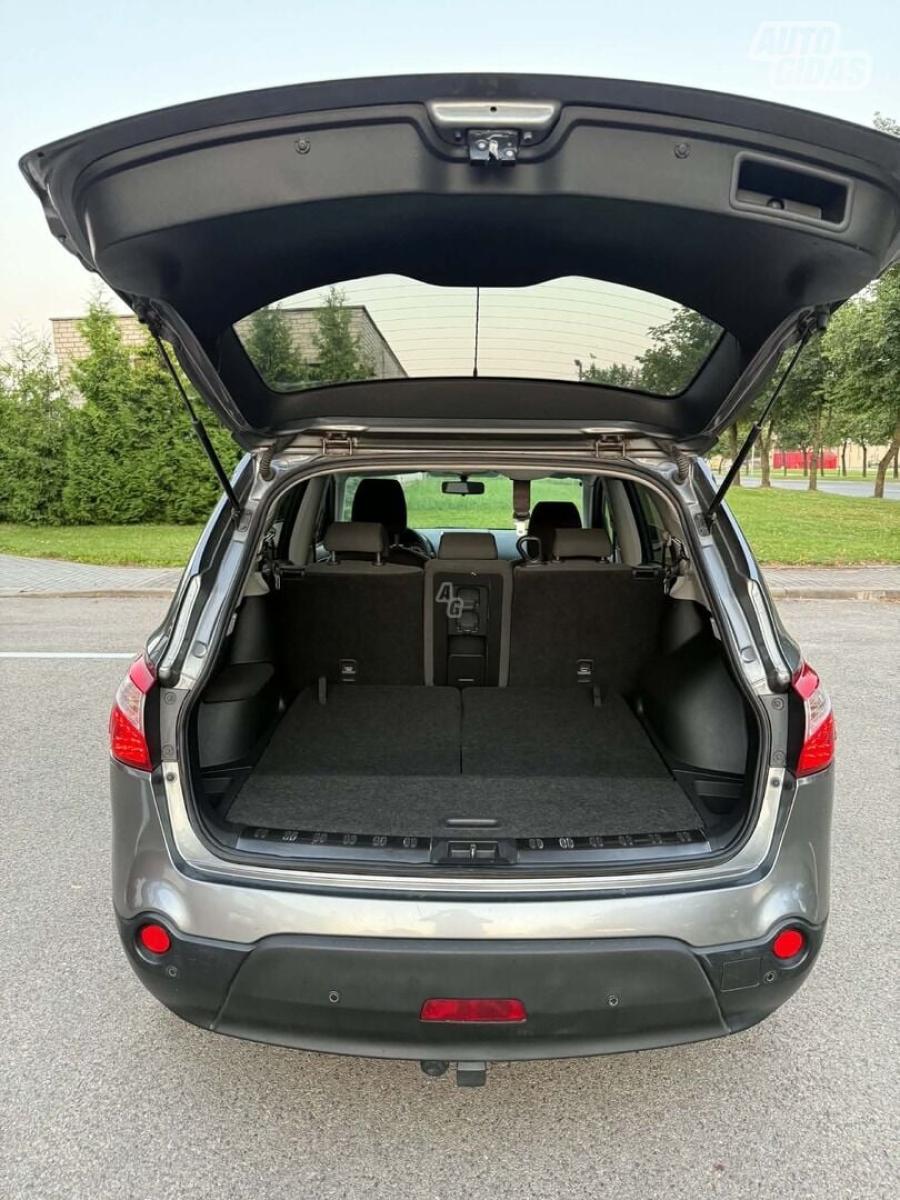 Grey Nissan qashqai+2 2012 in Mazeikiai, with an engine capacity of 1.50 L and mileage of 251 thousand km for 5500 €, photo 21 on AUTOMOTO.COM.LV