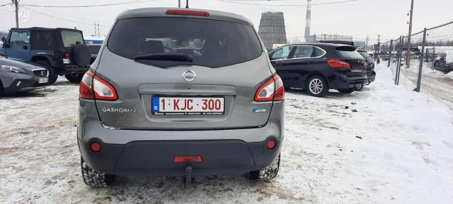 Grey Nissan qashqai+2 2013 in Kaunas, with an engine capacity of 1.60 L and mileage of 215 thousand km for 6250 €, photo 10 on AUTOMOTO.COM.LV