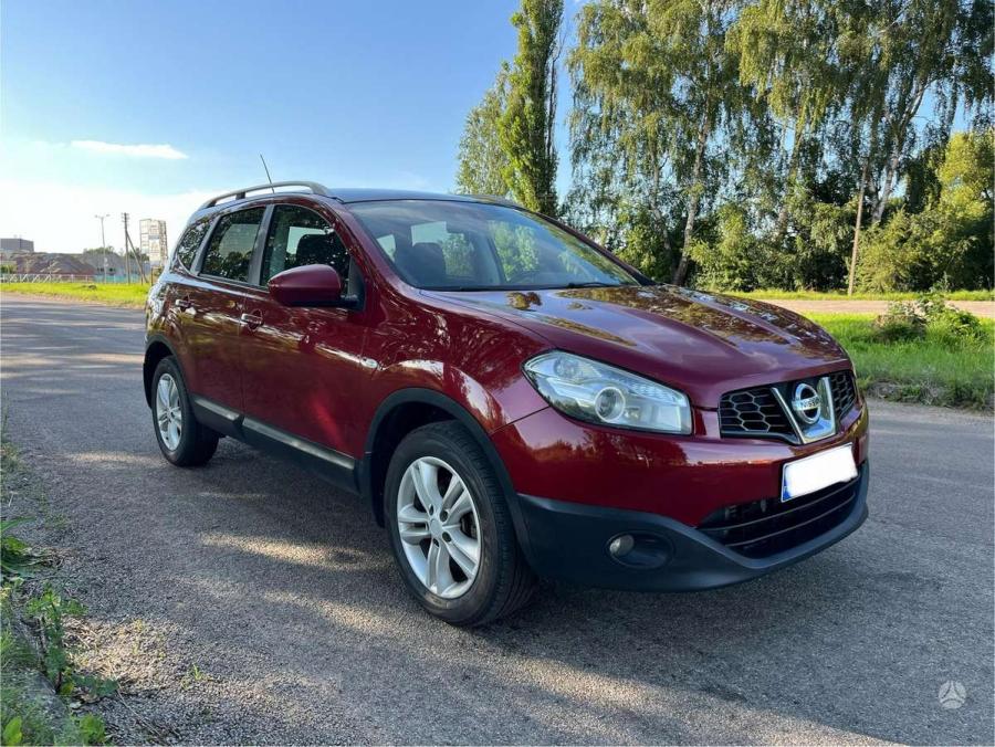 Sarkans Nissan qashqai+2 2012 Tauragė, ar dzinēja tilpumu 1.60 L un nobraukumu 300 tūkst. km par 3900 €, foto 4 vietnē AUTOMOTO.COM.LV