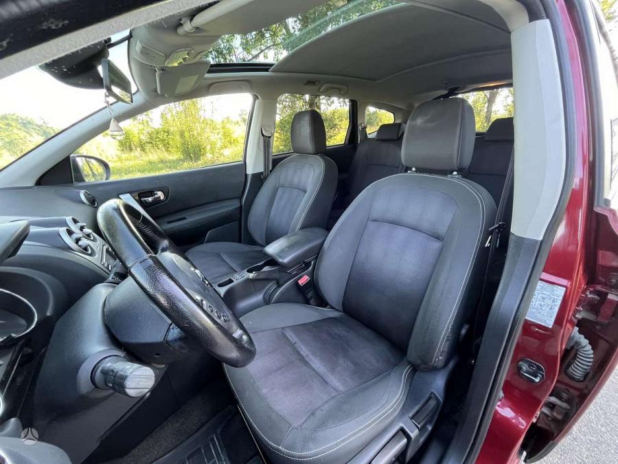 Sarkans Nissan qashqai+2 2012 Tauragė, ar dzinēja tilpumu 1.60 L un nobraukumu 300 tūkst. km par 3900 €, foto 9 vietnē AUTOMOTO.COM.LV