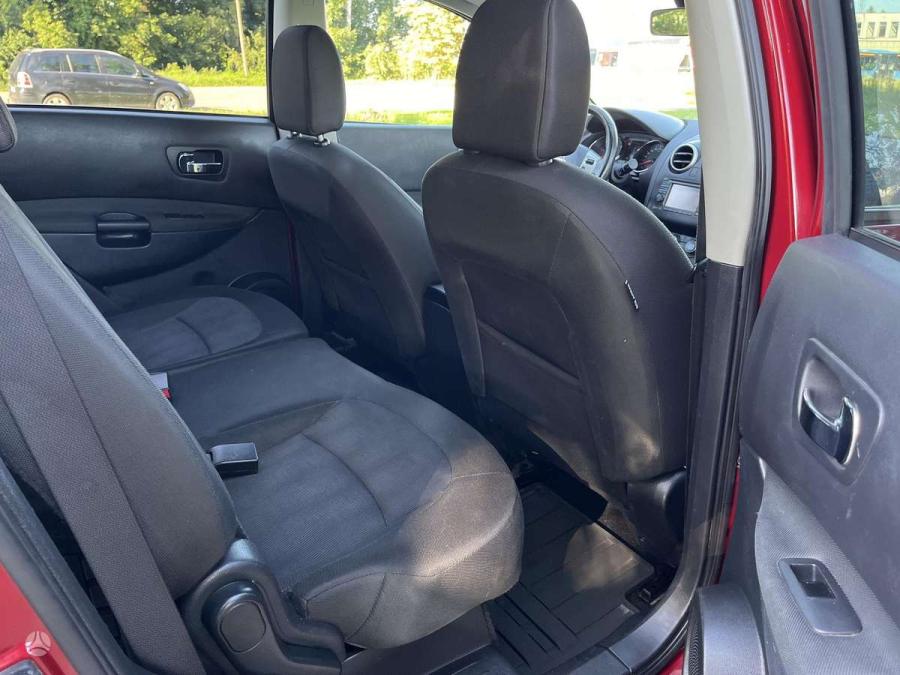 Sarkans Nissan qashqai+2 2012 Tauragė, ar dzinēja tilpumu 1.60 L un nobraukumu 300 tūkst. km par 3900 €, foto 16 vietnē AUTOMOTO.COM.LV