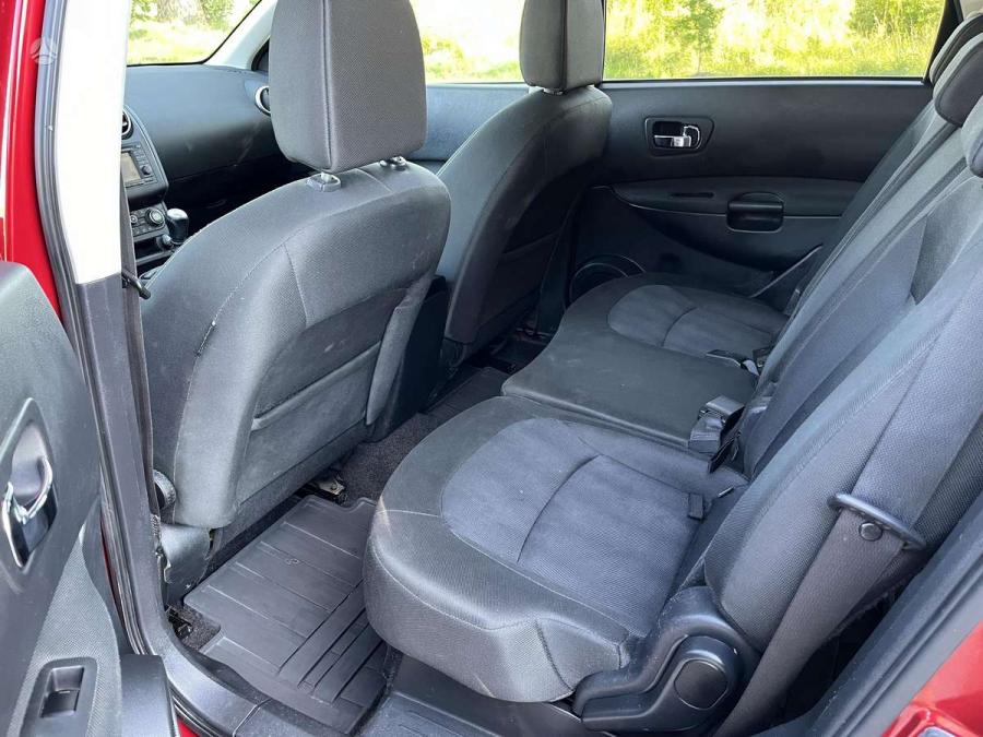Sarkans Nissan qashqai+2 2012 Tauragė, ar dzinēja tilpumu 1.60 L un nobraukumu 300 tūkst. km par 3900 €, foto 17 vietnē AUTOMOTO.COM.LV