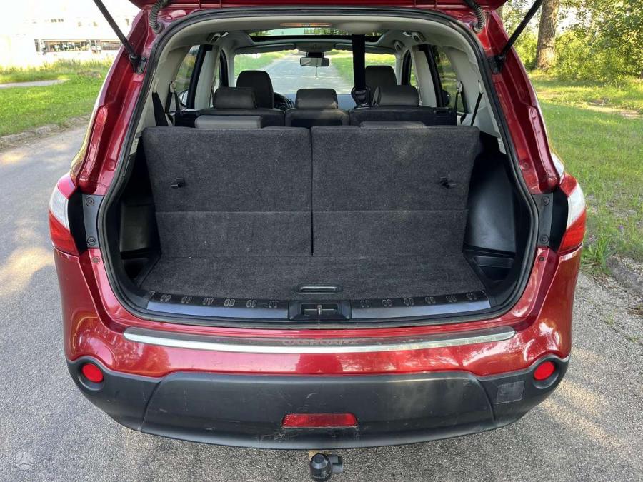 Sarkans Nissan qashqai+2 2012 Tauragė, ar dzinēja tilpumu 1.60 L un nobraukumu 300 tūkst. km par 3900 €, foto 20 vietnē AUTOMOTO.COM.LV
