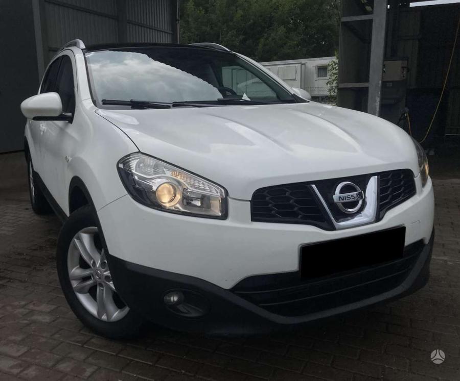 White Nissan qashqai+2 2010 in Marijampole, with an engine capacity of 1.46 L and mileage of 247 thousand km for 4150 €, photo 12 on AUTOMOTO.COM.LV