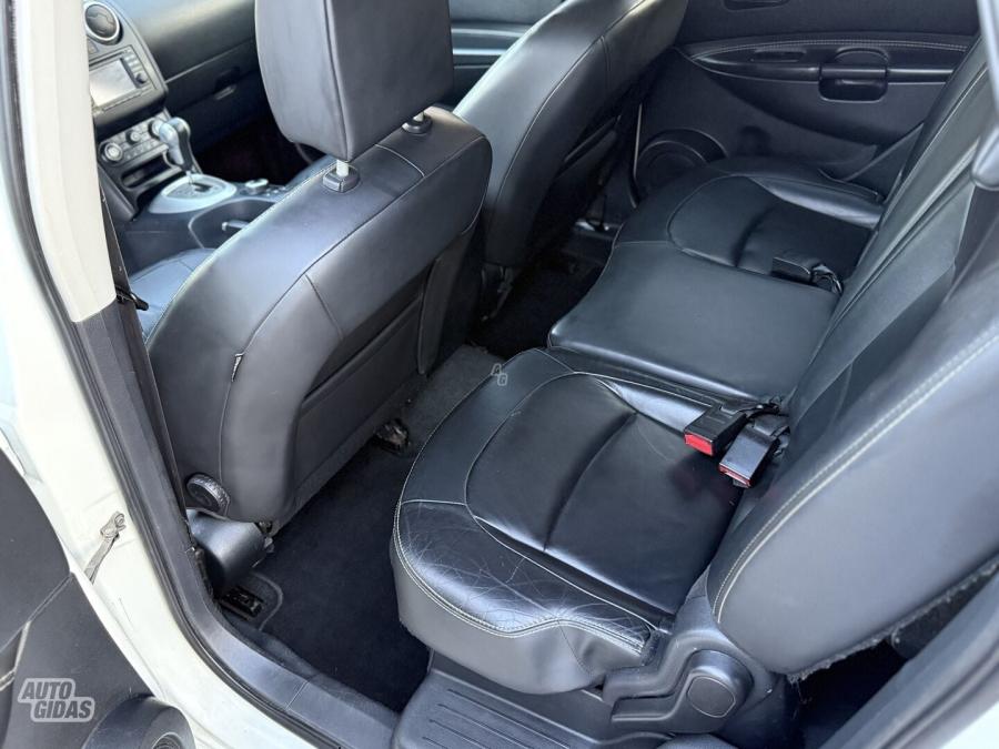 White Nissan qashqai+2 2011 in Vilnius, with an engine capacity of 2.00 L and mileage of 233 thousand km for 4999 €, photo 15 on AUTOMOTO.COM.LV