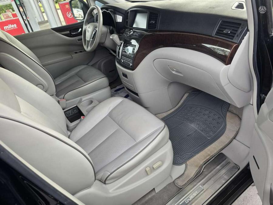 Black Nissan Quest 2012 in Panevezys, with an engine capacity of 3.50 L and mileage of 290 thousand km for 7600 €, photo 14 on AUTOMOTO.COM.LV