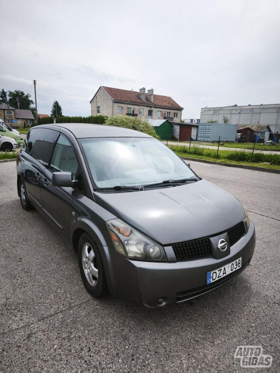 Grey Nissan Quest 2004 in Kaunas, with an engine capacity of 3.50 L and mileage of 265 thousand km for 650 €, photo 1 on AUTOMOTO.COM.LV