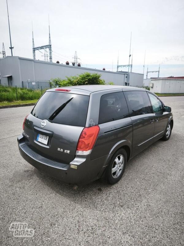 Grey Nissan Quest 2004 in Kaunas, with an engine capacity of 3.50 L and mileage of 265 thousand km for 650 €, photo 3 on AUTOMOTO.COM.LV
