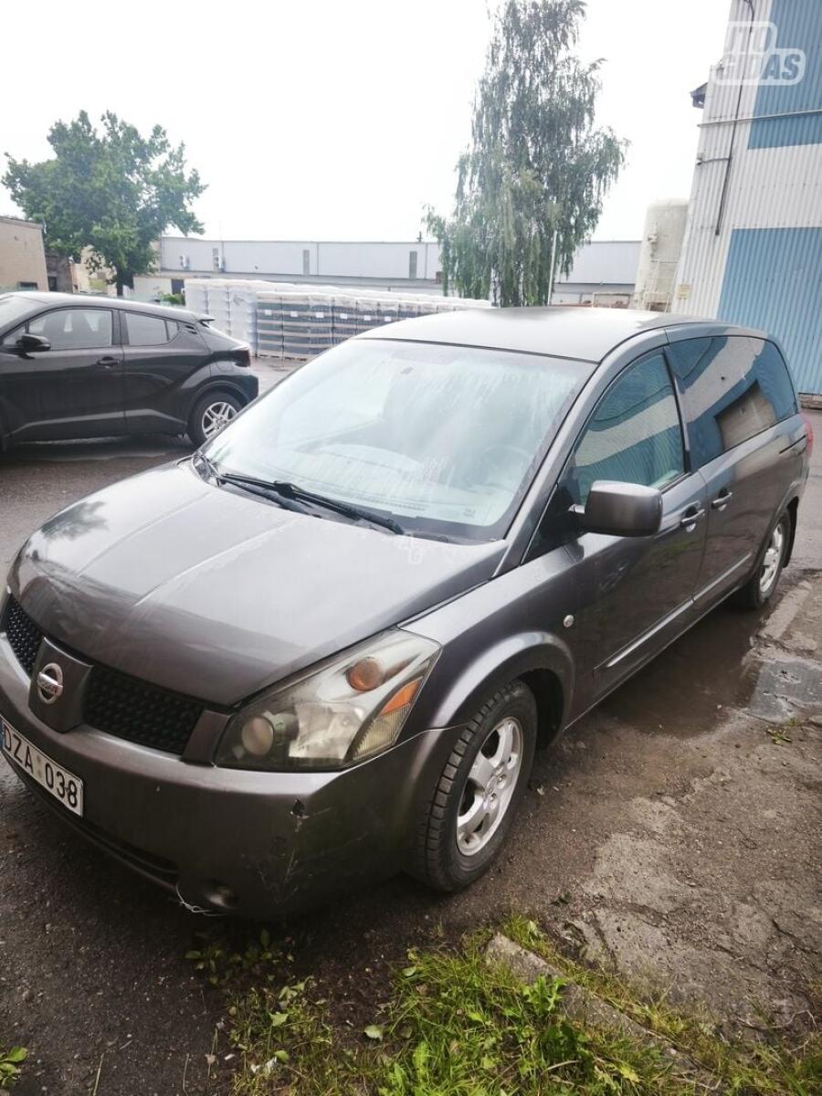 Grey Nissan Quest 2006 in Kaunas, with an engine capacity of 3.50 L and mileage of 200 thousand km for 650 €, photo 1 on AUTOMOTO.COM.LV