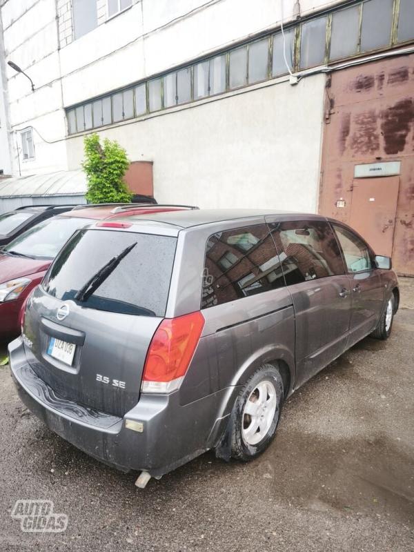 Grey Nissan Quest 2006 in Kaunas, with an engine capacity of 3.50 L and mileage of 200 thousand km for 650 €, photo 3 on AUTOMOTO.COM.LV