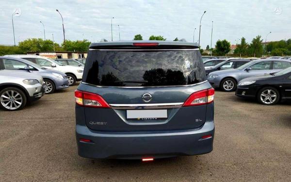 Grey Nissan Quest 2011 in Vilnius, with an engine capacity of 3.50 L and mileage of 160 thousand km for 13900 €, photo 5 on AUTOMOTO.COM.LV