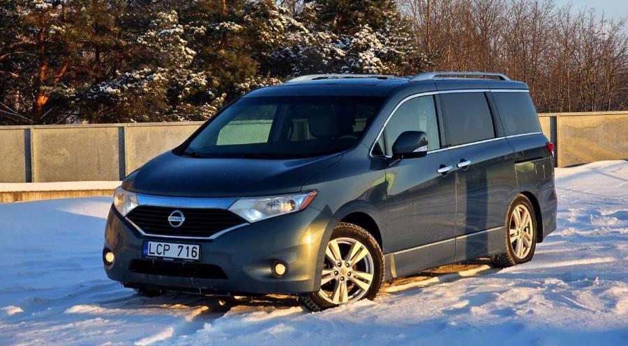 Grey Nissan Quest 2011 in Vilnius, with an engine capacity of 3.50 L and mileage of 160 thousand km for 13700 €, photo 1 on AUTOMOTO.COM.LV
