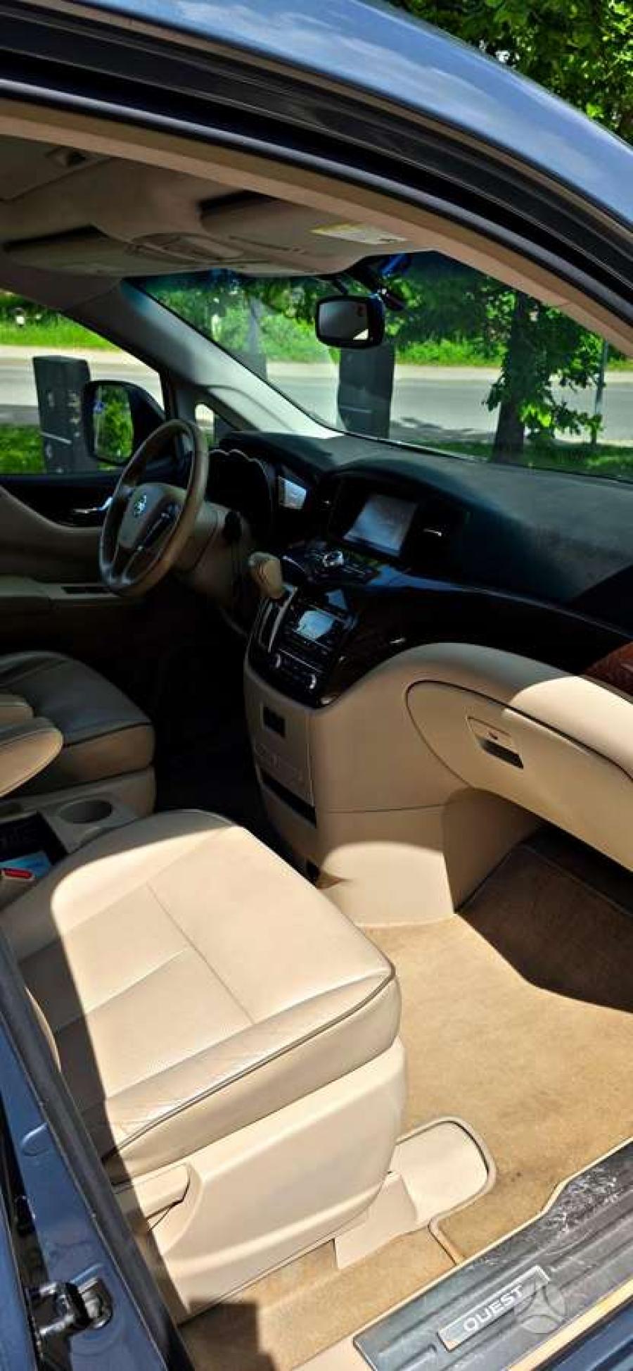 Pelēks Nissan Quest 2011 Viļņa, ar dzinēja tilpumu 3.50 L un nobraukumu 166 tūkst. km par 11500 €, foto 19 vietnē AUTOMOTO.COM.LV