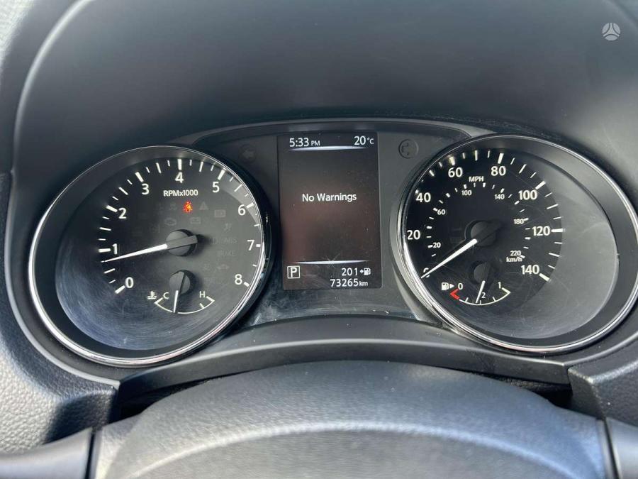 Black Nissan Rogue 2017 in Prienai, with an engine capacity of 2.50 L and mileage of 73 thousand km for 10950 €, photo 27 on AUTOMOTO.COM.LV