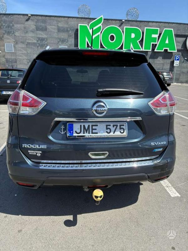 Blue Nissan Rogue 2015 in Klaipeda, with an engine capacity of 2.49 L and mileage of 154 thousand km for 6500 €, photo 4 on AUTOMOTO.COM.LV