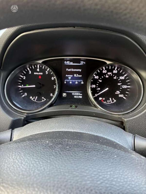 Blue Nissan Rogue 2015 in Klaipeda, with an engine capacity of 2.49 L and mileage of 154 thousand km for 6500 €, photo 7 on AUTOMOTO.COM.LV