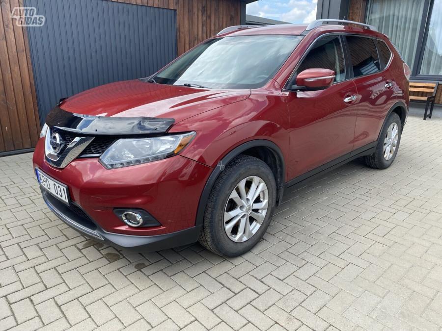 Red Nissan Rogue 2015 in Vilnius, with an engine capacity of 2.50 L and mileage of 147 thousand km for 7500 €, photo 1 on AUTOMOTO.COM.LV
