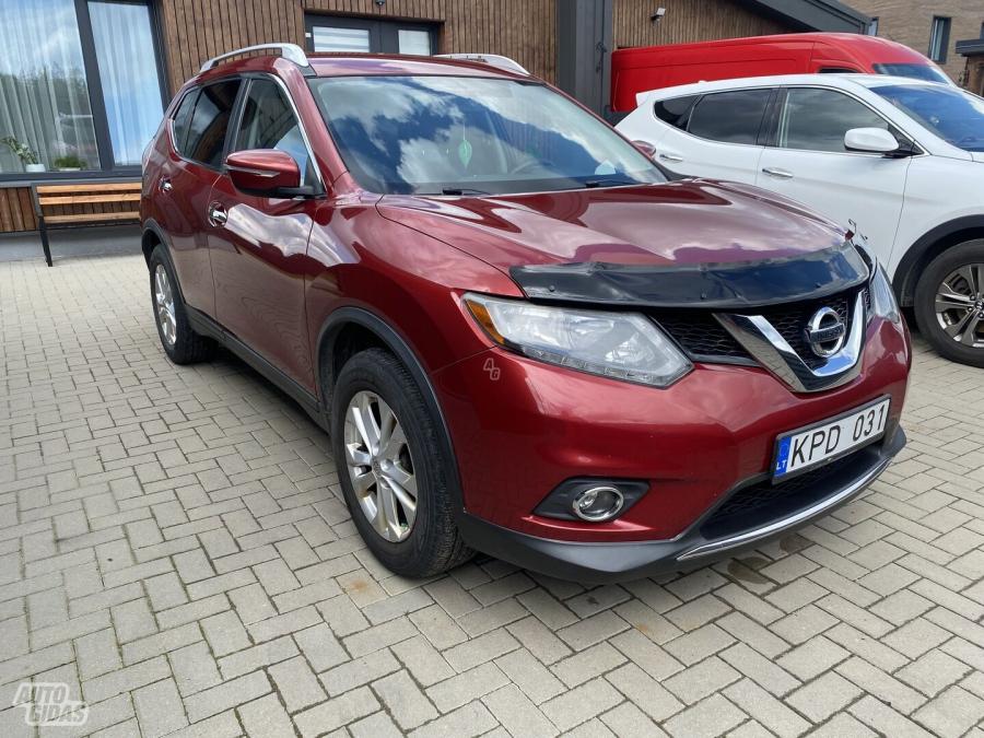 Red Nissan Rogue 2015 in Vilnius, with an engine capacity of 2.50 L and mileage of 147 thousand km for 7500 €, photo 3 on AUTOMOTO.COM.LV