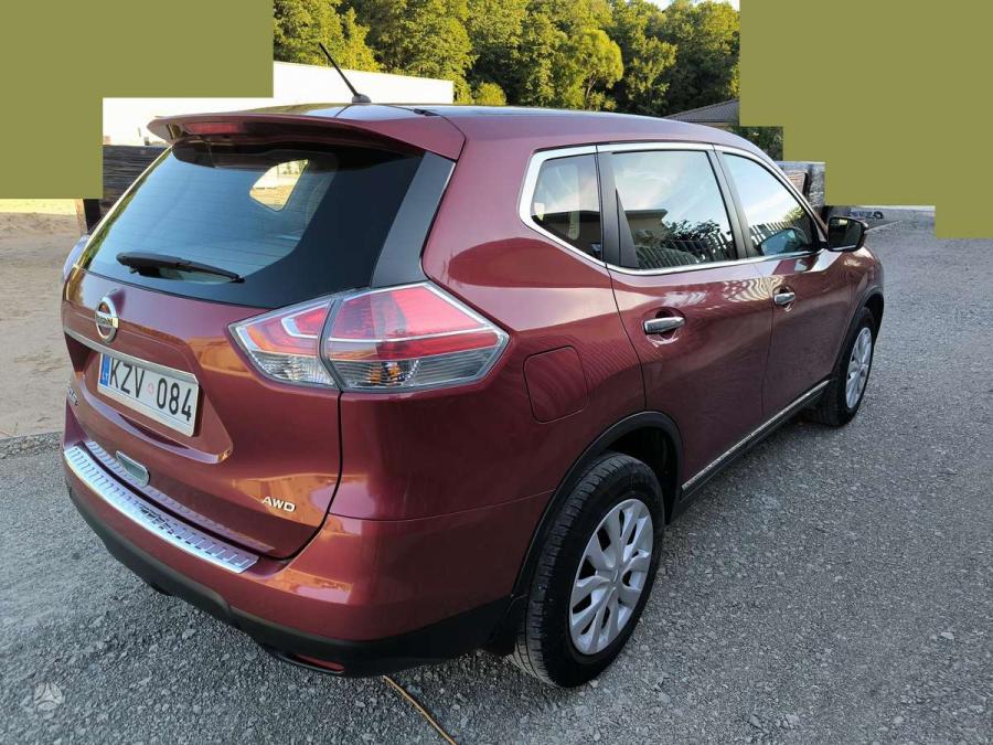 Sarkans Nissan Rogue 2015 Šauļi, ar dzinēja tilpumu 2.49 L un nobraukumu 151 tūkst. km par 8100 €, foto 5 vietnē AUTOMOTO.COM.LV
