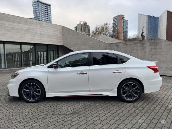 White Nissan Sentra 2017 in Klaipeda, with an engine capacity of 1.62 L and mileage of 99 thousand km for 9999 €, photo 6 on AUTOMOTO.COM.LV
