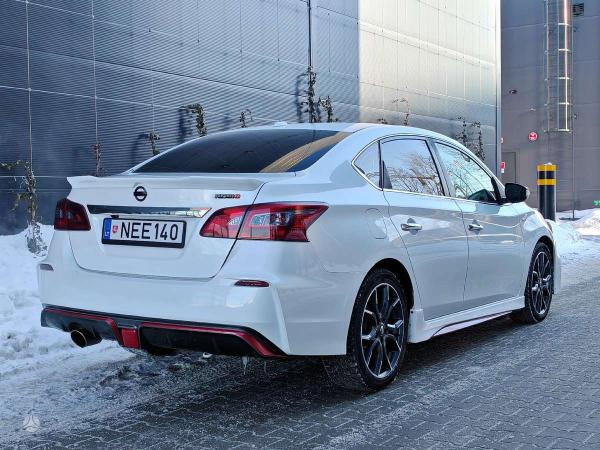 White Nissan Sentra 2017 in Klaipeda, with an engine capacity of 1.62 L and mileage of 99 thousand km for 10000 €, photo 1 on AUTOMOTO.COM.LV