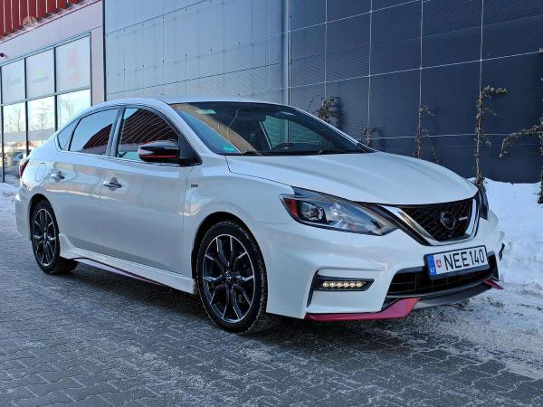 White Nissan Sentra 2017 in Klaipeda, with an engine capacity of 1.62 L and mileage of 99 thousand km for 10000 €, photo 4 on AUTOMOTO.COM.LV