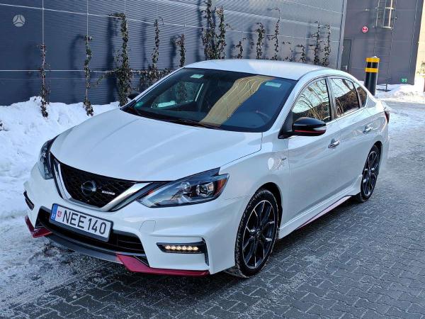 White Nissan Sentra 2017 in Klaipeda, with an engine capacity of 1.62 L and mileage of 99 thousand km for 10000 €, photo 7 on AUTOMOTO.COM.LV