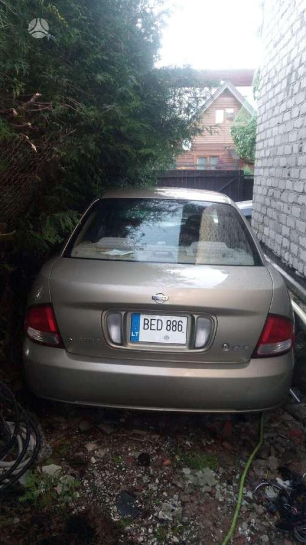 Yellow Nissan Sentra 2000 in Vilnius, with an engine capacity of 1.80 L and mileage of 180 thousand km for 350 €, photo 3 on AUTOMOTO.COM.LV