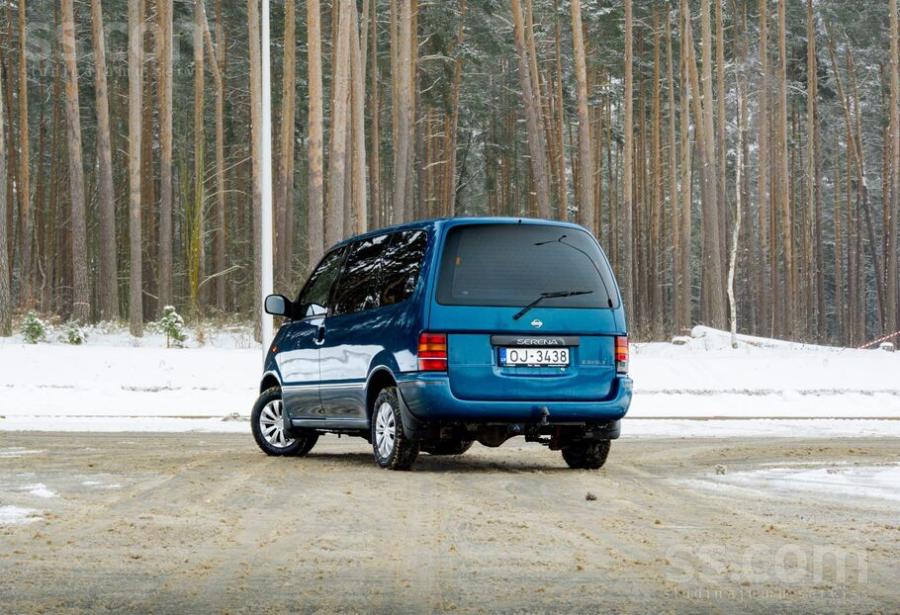 Zils Nissan Serena 1995 Rīga, ar dzinēja tilpumu 2.30 L un nobraukumu 242 tūkst. km par 5990 €, foto 8 vietnē AUTOMOTO.COM.LV