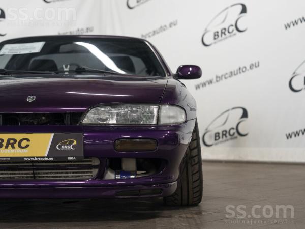 Violet Nissan Silvia 1994 in Riga, with an engine capacity of 2.00 L and mileage of 240 thousand km for 29880 €, photo 6 on AUTOMOTO.COM.LV