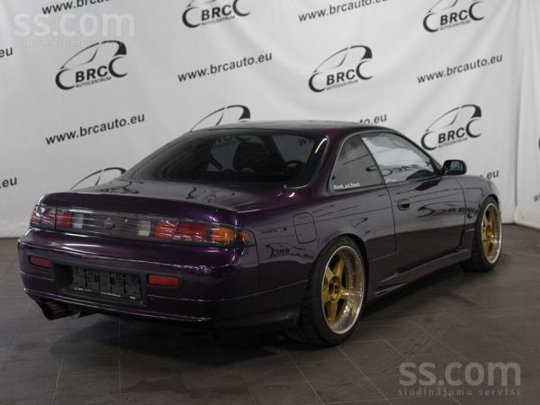 Violet Nissan Silvia 1994 in Riga, with an engine capacity of 2.00 L and mileage of 240 thousand km for 29880 €, photo 7 on AUTOMOTO.COM.LV