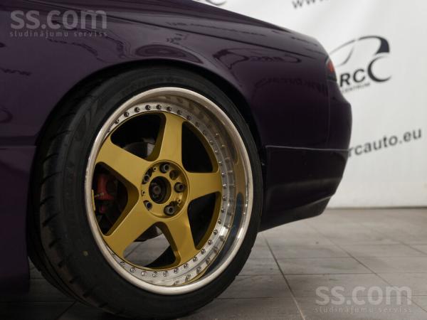 Violet Nissan Silvia 1994 in Riga, with an engine capacity of 2.00 L and mileage of 240 thousand km for 29880 €, photo 10 on AUTOMOTO.COM.LV