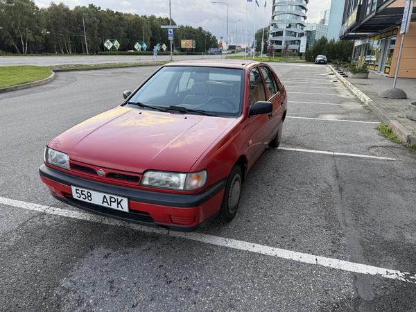 Red Nissan Sunny 1992 in Tallinn, with an engine capacity of 0.00 L and mileage of 169 thousand km for 1000 €, photo 1 on AUTOMOTO.COM.LV