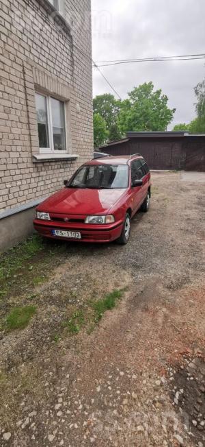 Красный Ниссан Санни 1995 в Рига, объемом двигателя 1.60 л и пробегом 305 тыс. км за 1250 €, фото  на AUTOMOTO.COM.LV