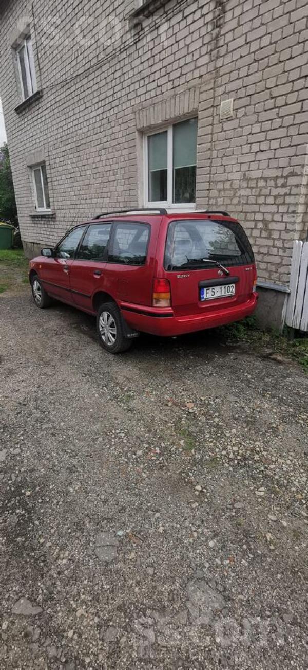 Sarkans Nissan Sunny 1995 Rīga, ar dzinēja tilpumu 1.60 L un nobraukumu 305 tūkst. km par 1250 €, foto 3 vietnē AUTOMOTO.COM.LV