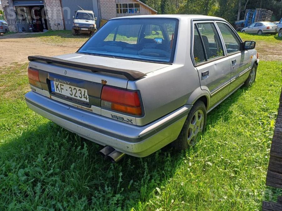 Nissan Sunny 1990 in Madona, with an engine capacity of 1.60 L and mileage of 274 thousand km for 550 €, photo 6 on AUTOMOTO.COM.LV