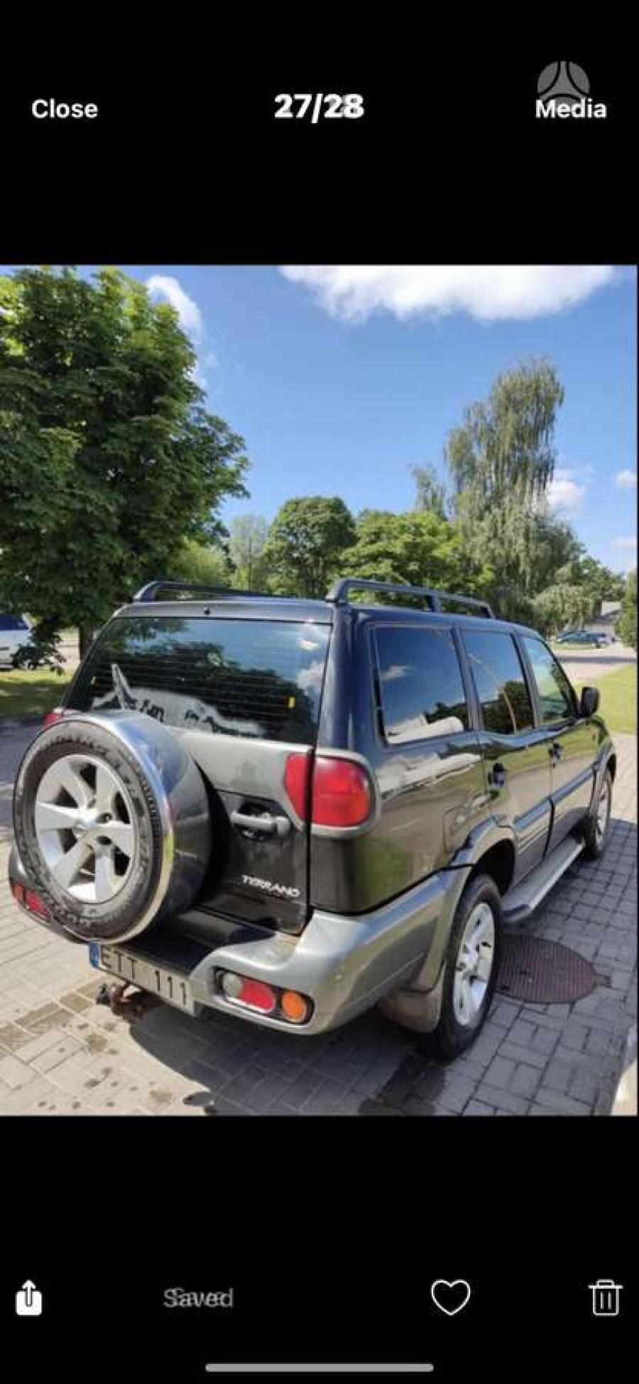 Black Nissan Terrano 2005 in Kaunas, with an engine capacity of 2.70 L and mileage of 160 thousand km for 2950 €, photo 2 on AUTOMOTO.COM.LV