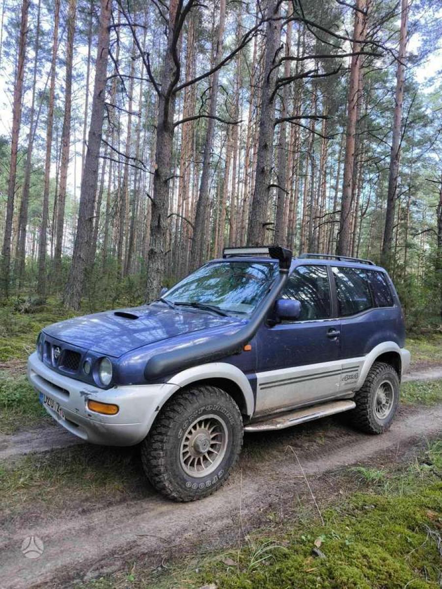 Zils Nissan Terrano 1998 Lazdijai, ar dzinēja tilpumu 2.66 L un nobraukumu 3 tūkst. km par 2100 €, foto 1 vietnē AUTOMOTO.COM.LV