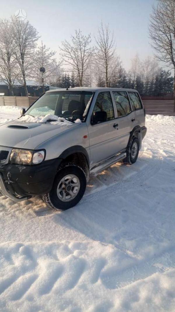 Grey Nissan Terrano 2002 in Prienai, with an engine capacity of 2.66 L and mileage of 200 thousand km for 4500 €, photo 2 on AUTOMOTO.COM.LV