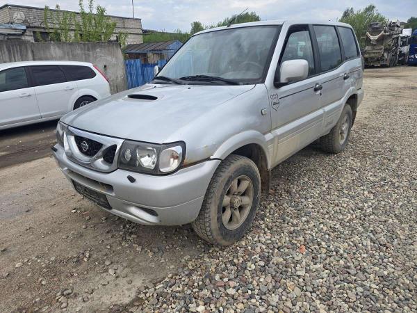 Pelēks Nissan Terrano 2002 Viļņa, ar dzinēja tilpumu 2.66 L un nobraukumu 423 tūkst. km par 1100 €, foto 1 vietnē AUTOMOTO.COM.LV