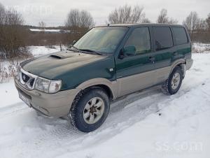 Зеленый Ниссан Terrano II 2001 в Резекне, объемом двигателя 2.70 л и пробегом 238 тыс. км за 1340 €, фото 4 на AUTOMOTO.COM.LV