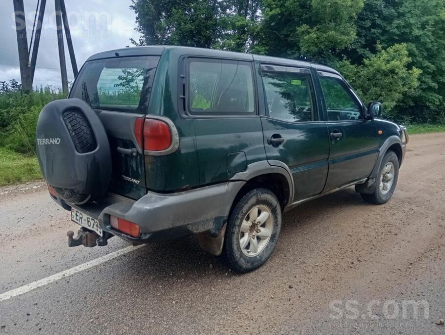 Zaļš Nissan Terrano II 2003 Rēzekne, ar dzinēja tilpumu 2.70 L un nobraukumu 265 tūkst. km par 1990 €, foto 5 vietnē AUTOMOTO.COM.LV