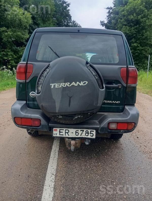 Zaļš Nissan Terrano II 2003 Rēzekne, ar dzinēja tilpumu 2.70 L un nobraukumu 265 tūkst. km par 1990 €, foto 6 vietnē AUTOMOTO.COM.LV