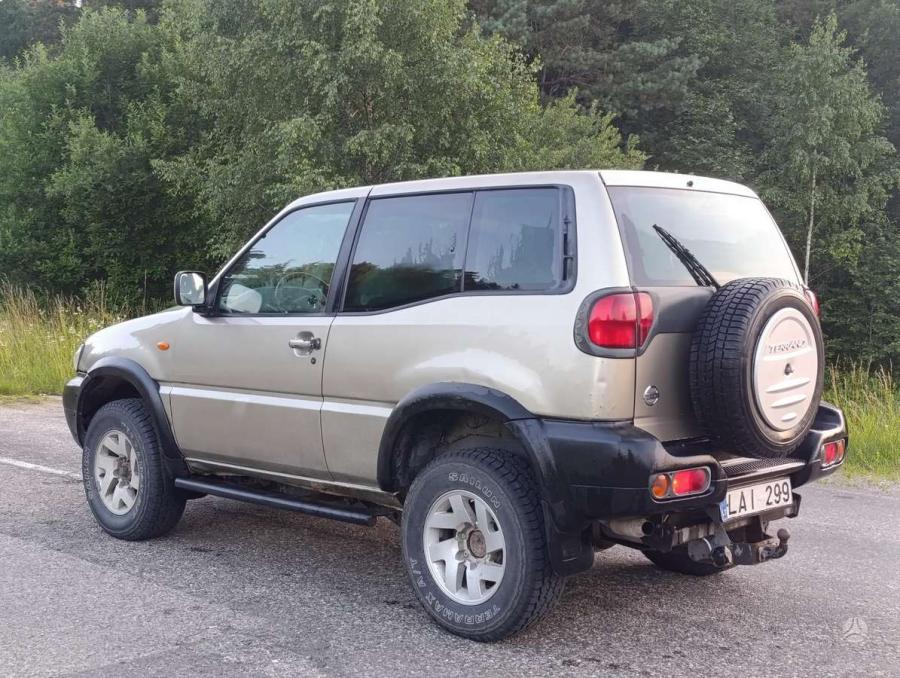 Dzeltens Nissan Terrano 2002 Nemenčinė, ar dzinēja tilpumu 2.95 L un nobraukumu 149 tūkst. km par 2400 €, foto 6 vietnē AUTOMOTO.COM.LV