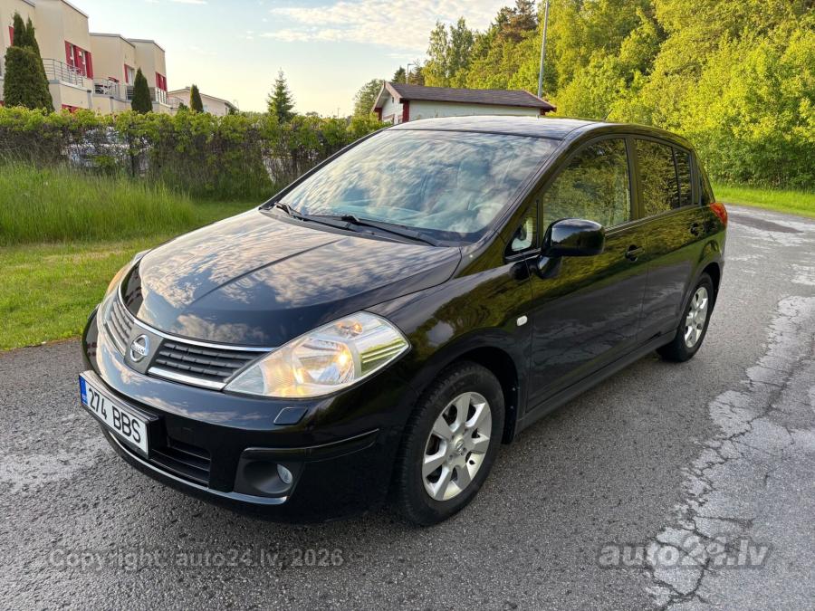 Melns Nissan TIIDA 2008 Tallina, ar dzinēja tilpumu 1.60 L un nobraukumu 154 tūkst. km par 1999 €, foto 1 vietnē AUTOMOTO.COM.LV