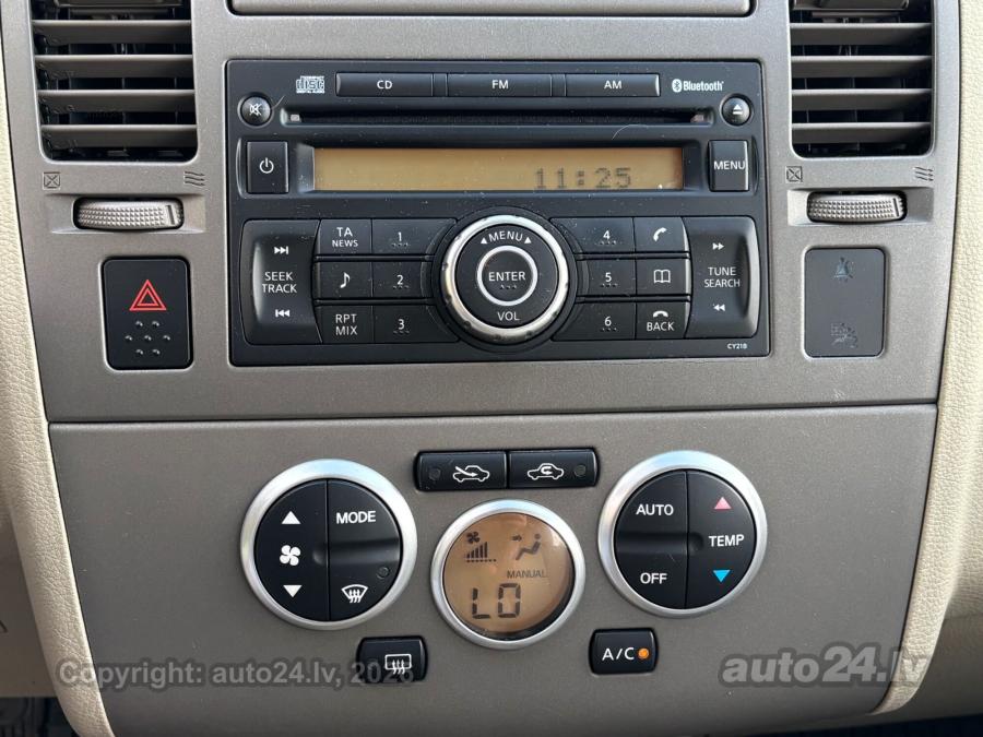 Melns Nissan TIIDA 2008 Tallina, ar dzinēja tilpumu 1.60 L un nobraukumu 154 tūkst. km par 1999 €, foto 18 vietnē AUTOMOTO.COM.LV