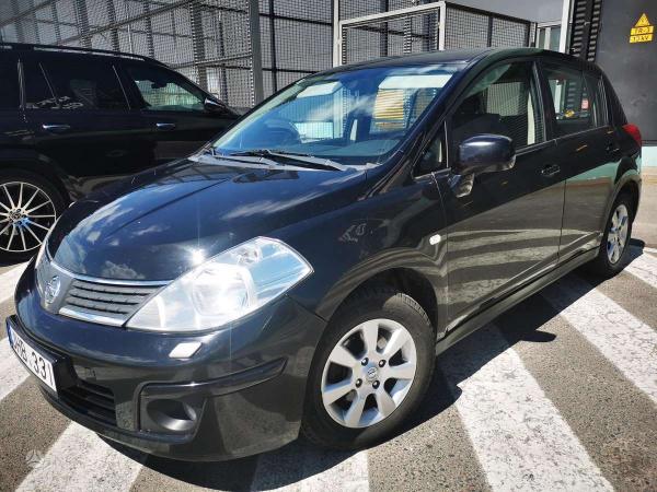 Melns Nissan TIIDA 2008 Viļņa, ar dzinēja tilpumu 1.46 L un nobraukumu 235 tūkst. km par 2550 €, foto 1 vietnē AUTOMOTO.COM.LV