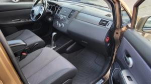 Brown Nissan TIIDA 2008 in Riga, with an engine capacity of 1.60 L and mileage of 156 thousand km for 2750 €, photo 10 on AUTOMOTO.COM.LV