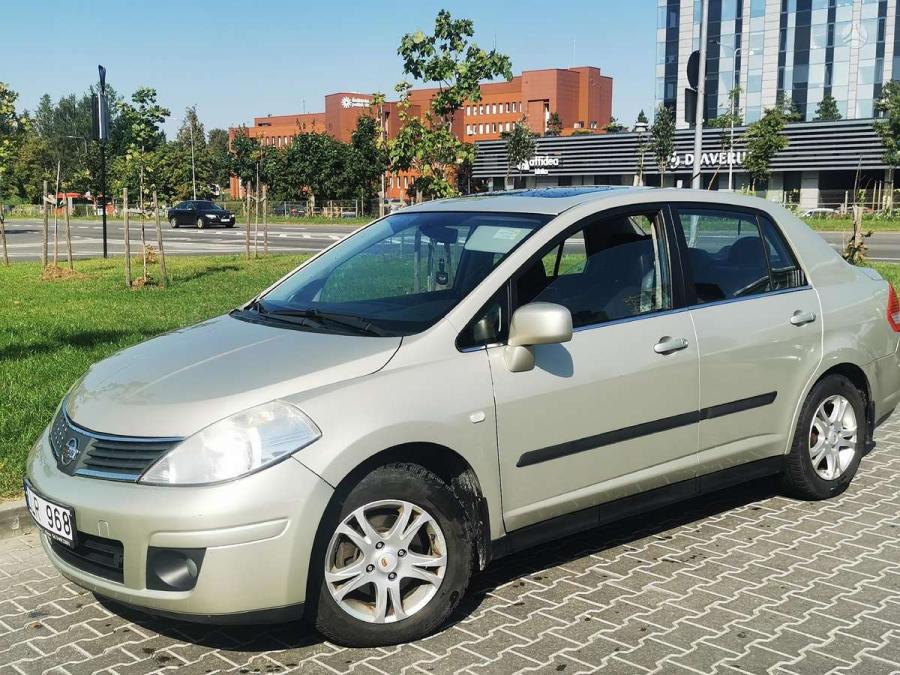 Brūns Nissan TIIDA 2009 Viļņa, ar dzinēja tilpumu 1.60 L un nobraukumu 146 tūkst. km par 3883 €, foto 23 vietnē AUTOMOTO.COM.LV